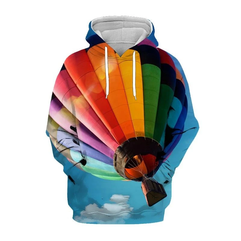 Extreme Skydiving Sports Hoodie Men's Clothing Long Sleeve Pullover ...
