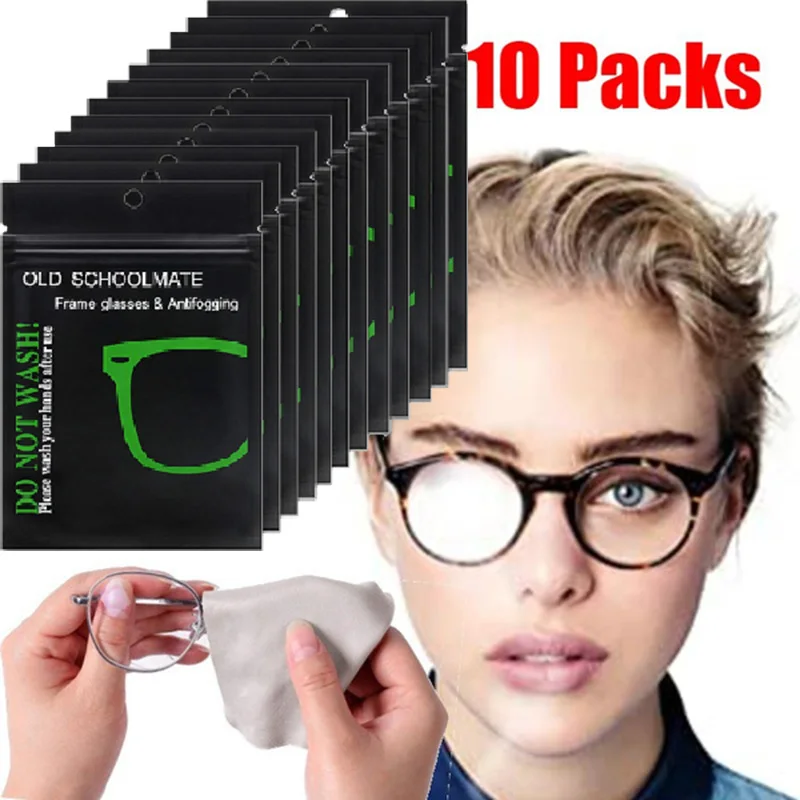 10 шт., салфетка для очков из микрофибры | AliExpress