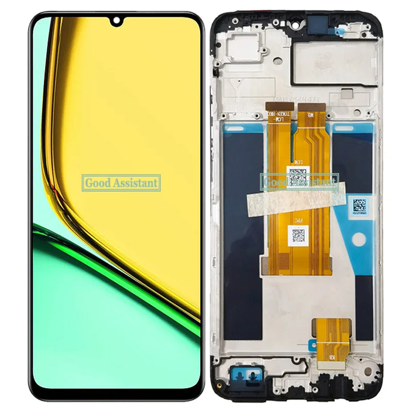 6,78-дюймовый черный для OPPO Realme C61 RMX3933 RMX3939 ЖК-дисплей ...