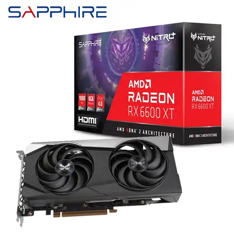 Rx 6600 xt 8 gb sapphire nitro plus - купить недорого | AliExpress
