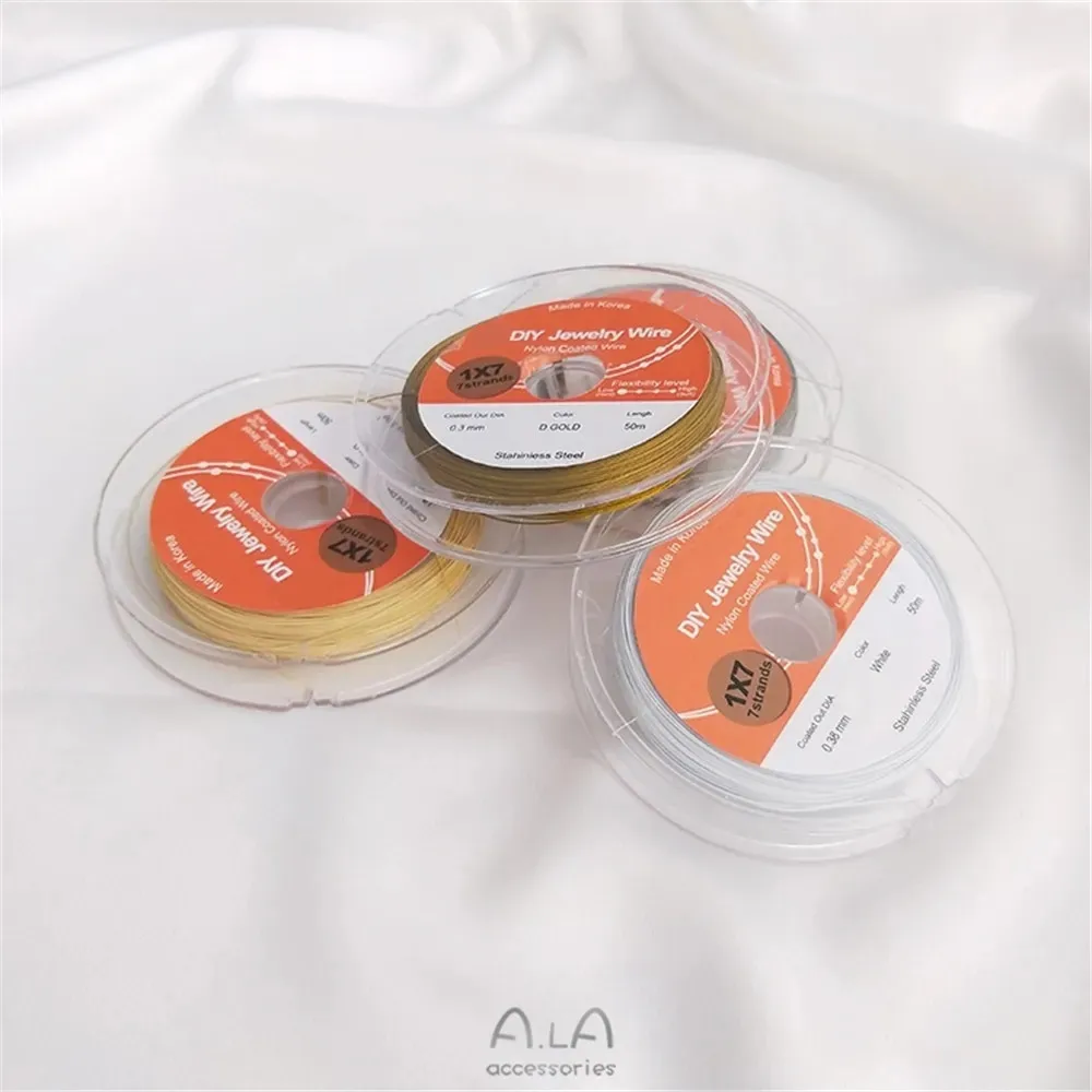 Цветная стальная проволока, 7 нитей, цвет в ассортименте | AliExpress