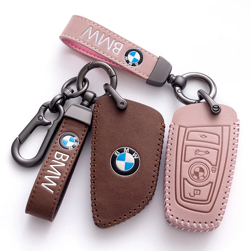 Кожаный чехол для ключей от машины BMW X1 X3 X4 X5 F15 X6 F16 G30 7 ...