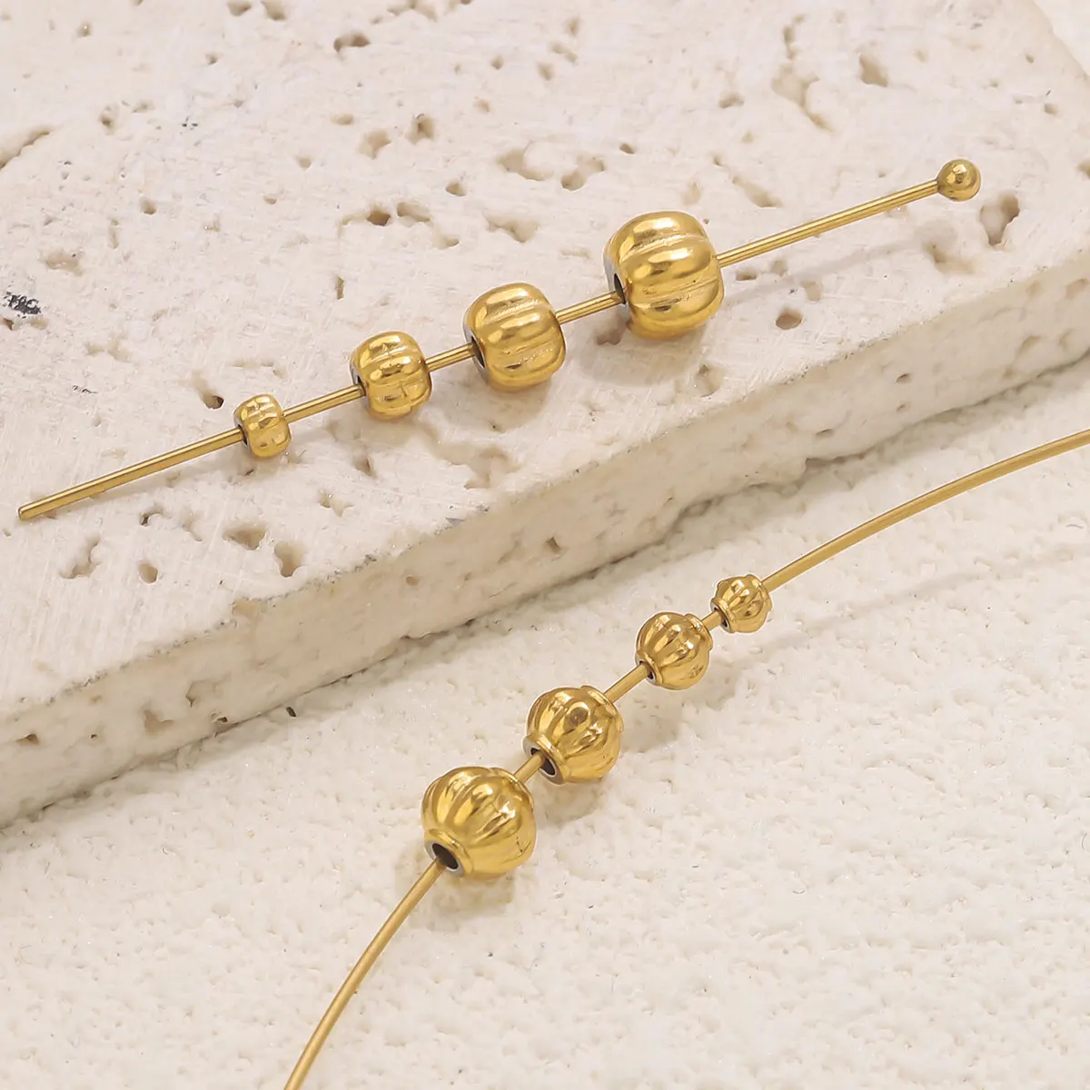 Бусины-разделители тыквы Aiovlo из нержавеющей стали 3/4/5/6 мм ...