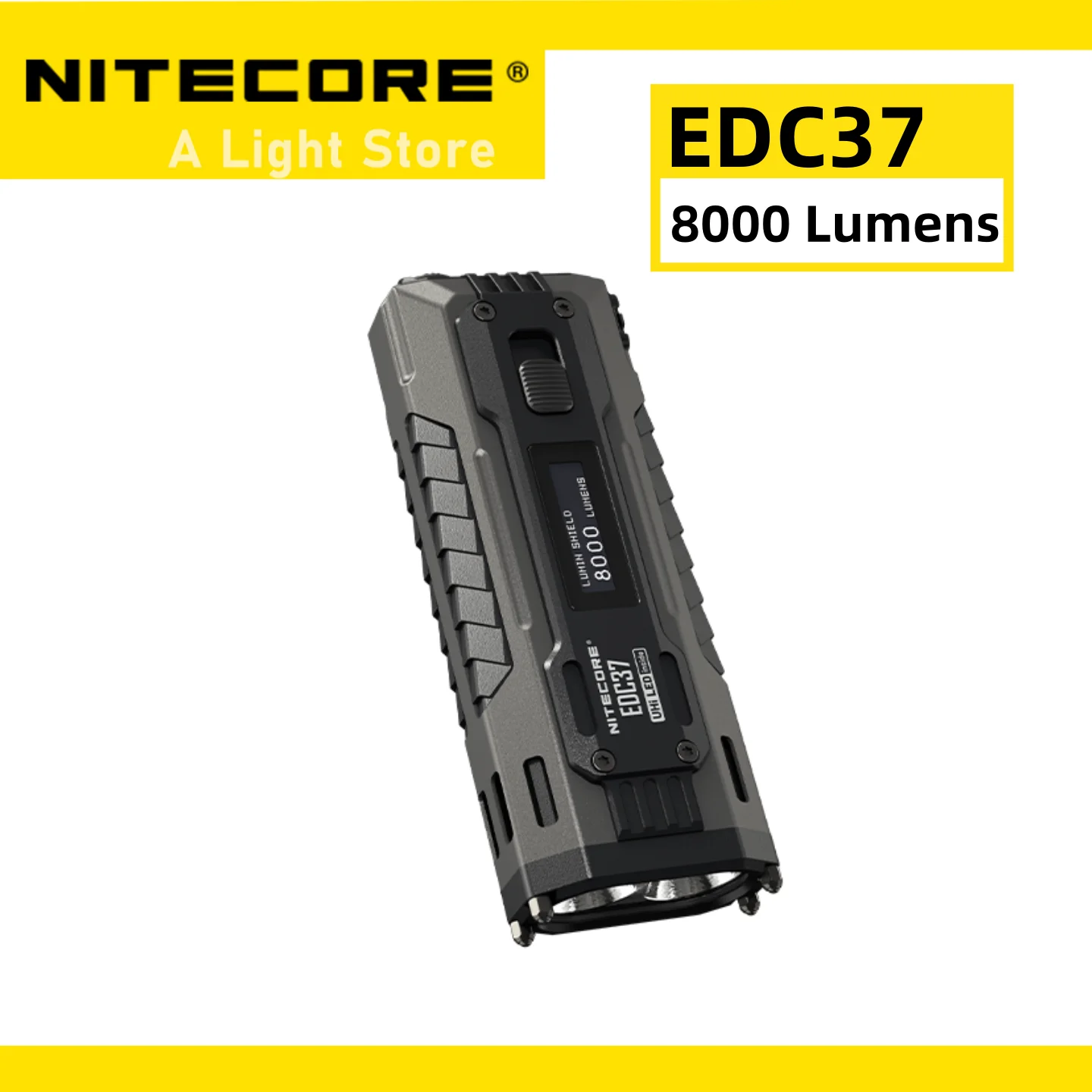 Nitecore EDC37 фонарик алюминиевый 8000 люмен | AliExpress