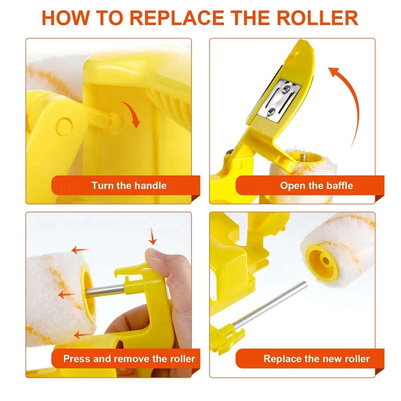 Paint Roller Professional Clean-Cut Paint Edger With Replacement ...