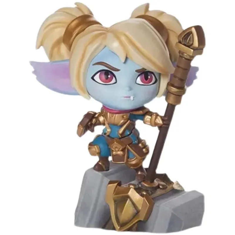 Коллекционная фигурка LOL Keeper of The Hammer Poppy Q Version Bandai ...