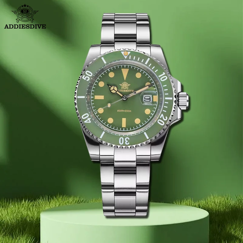 ADDIESDIVE AD2054 Кварцевые мужские часы из нержавеющей стали | AliExpress
