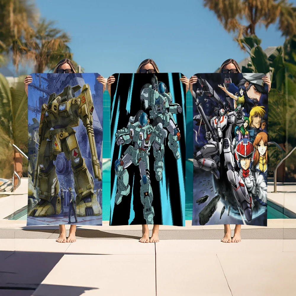 R-Robotech Аниме Быстросохнущее Пляжное Полотенце Из Микрофибры, Мягкое ...