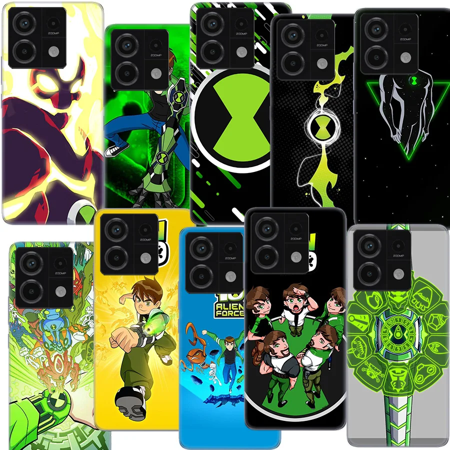 Ben Cartoon 10 Clear Phone Case For Redmi Note 13 12 Pro+ Plus 5G 12S ...