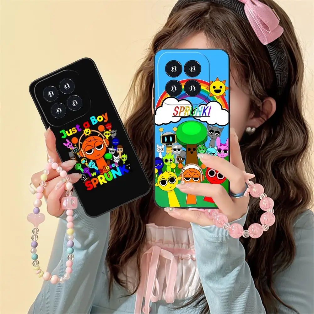 Sprunki Game Phone Case for Xiaomi 15 14 13 12 11 10 9 T Ultra Lite Pro ...