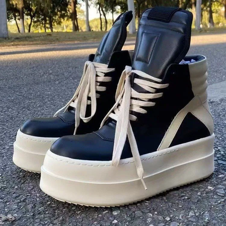 2024 New Model Shoes for Women Thick Sole Adds Height Vulcanized Casual ...