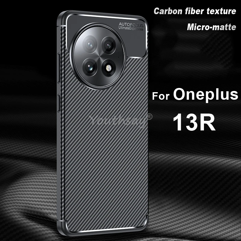 Для Oneplus 13R чехол Oneplus 13R резиновый силиконовый защитный чехол из ТПУ для телефона ...