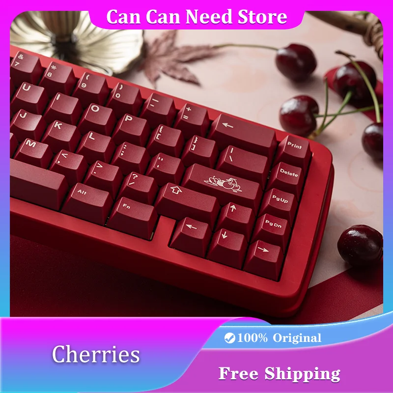 KeyKobo Cherries Набор клавишных колпачков Cherry Profile ABS ...