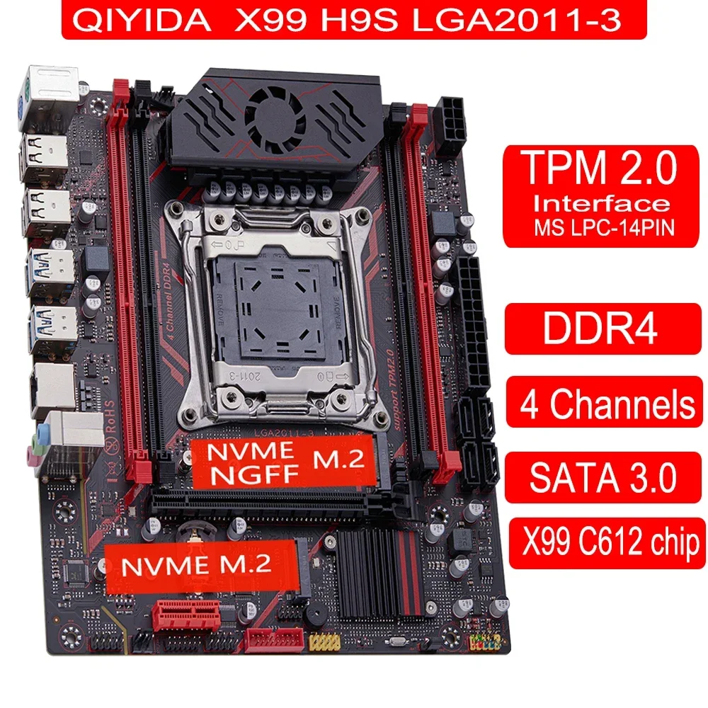 Материнская плата QIYIDA X99 TPM 2.0 | AliExpress