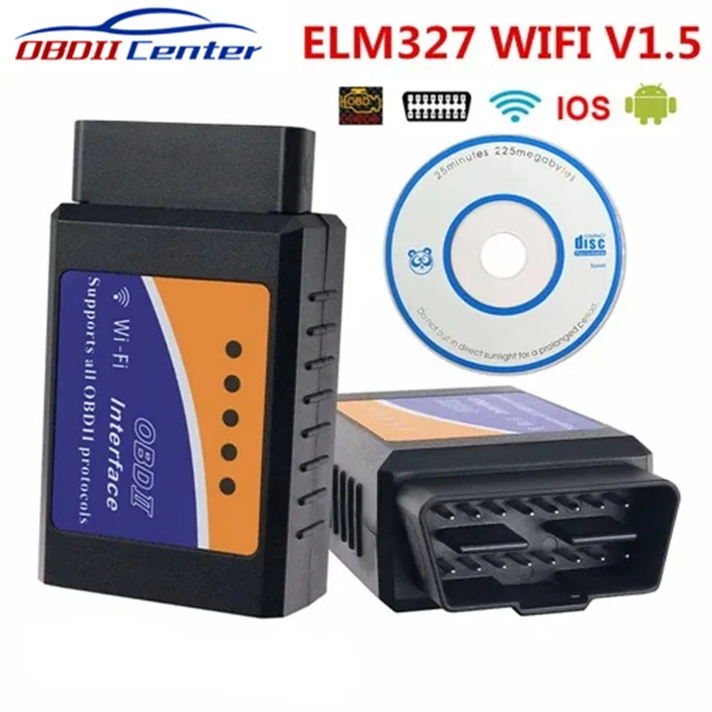 OBD2 ELM 327V1.5 WIFI/Bluetooth ELM 327 OBD2 автоматические ...