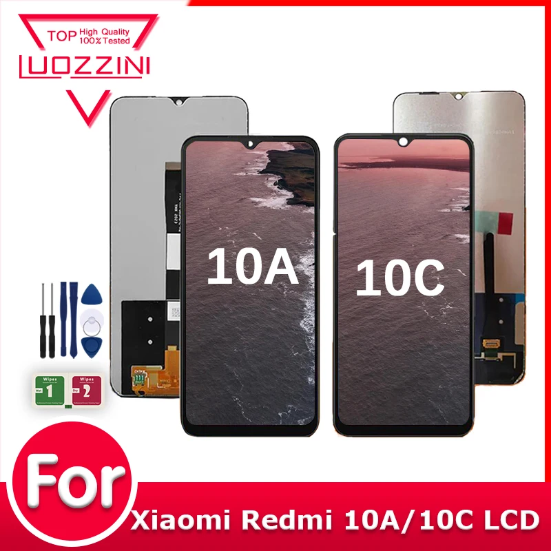 Для Xiaomi Redmi 10A 10C 220333QAG 220333QNY 220233L2I 220233L2G ЖК ...