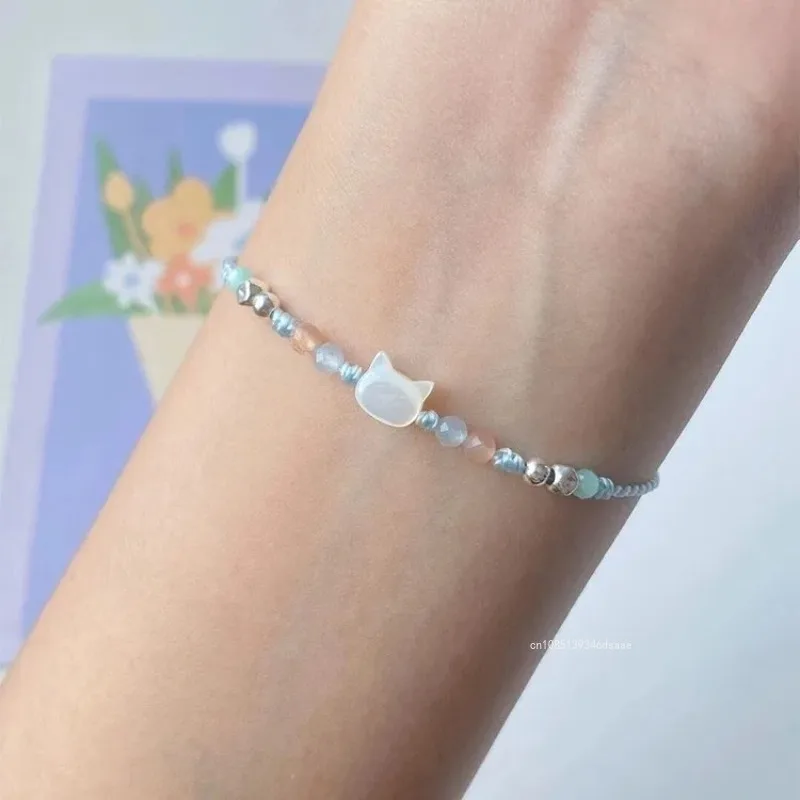 Тканевый браслет с мультяшными кошками, 2/1 шт | AliExpress