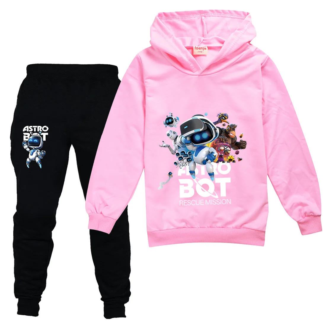 3-16Y baby boy clothes 2024 Game ASTRO BOT hoodies Kids Clothes Set ...