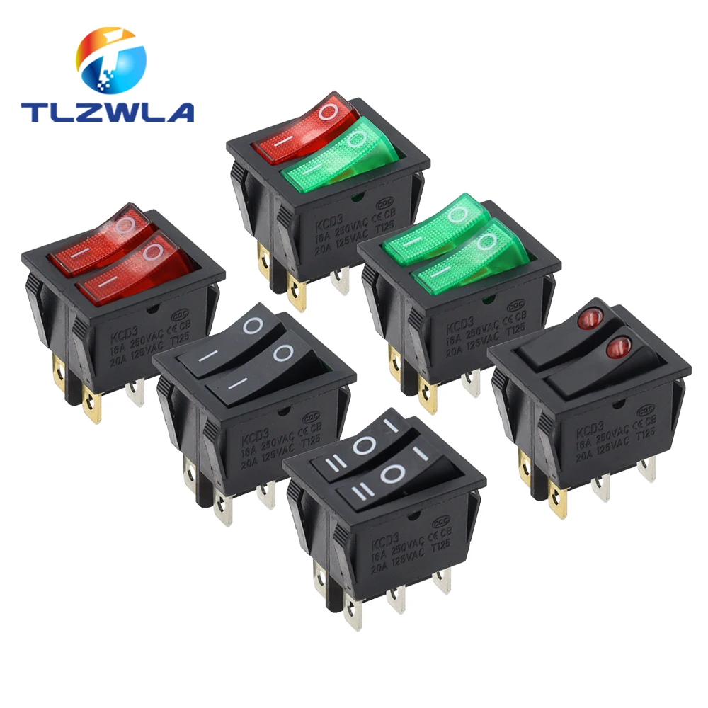 Переключатель KCD6 16A 250V TLZWLA | AliExpress