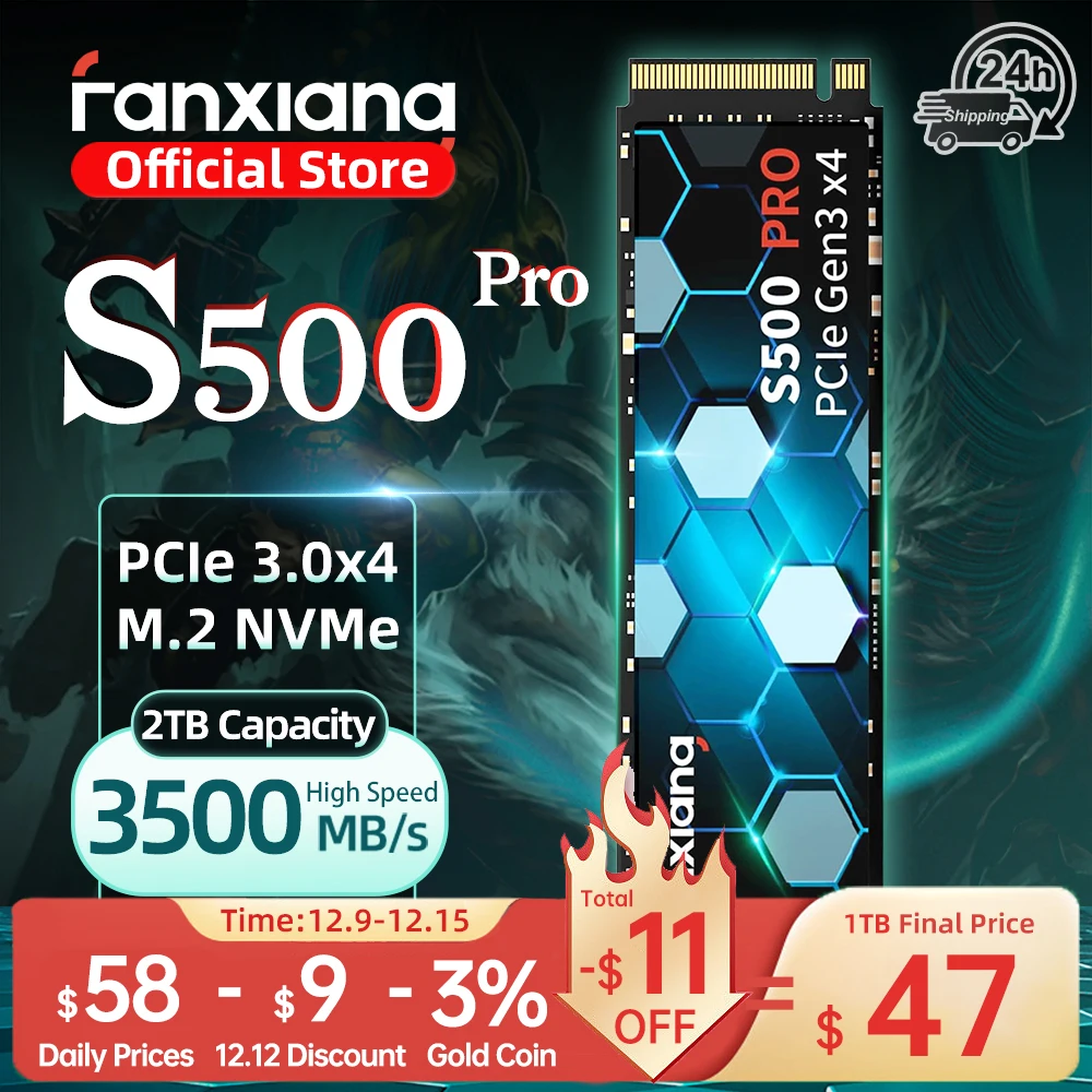 Внутренний твердотельный накопитель Fanxiang S500 Pro M.2 SSD | AliExpress