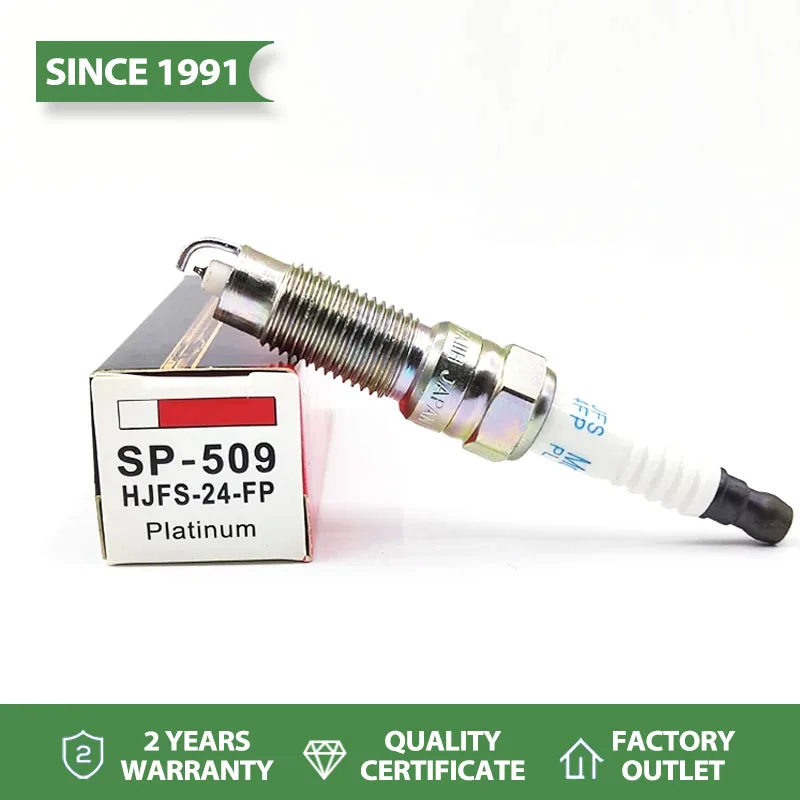 4/8 шт. SP-509 HJFS-24FP двойные пластитиновые свечи зажигания для Ford ...