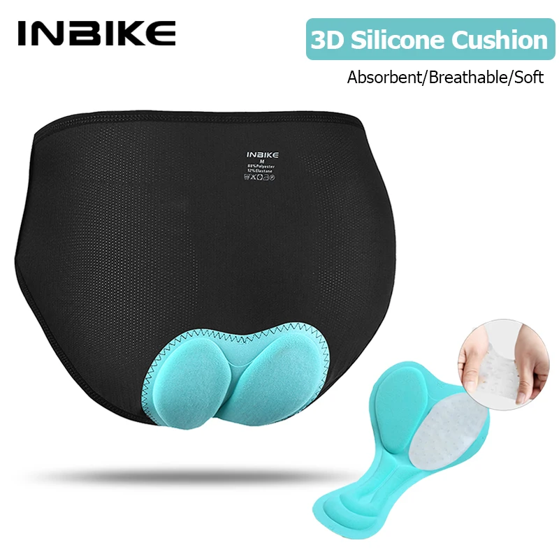 INBIKE женское нижнее белье для велоспорта дышащие сетчатые велосипедные шорты с гелевой ...