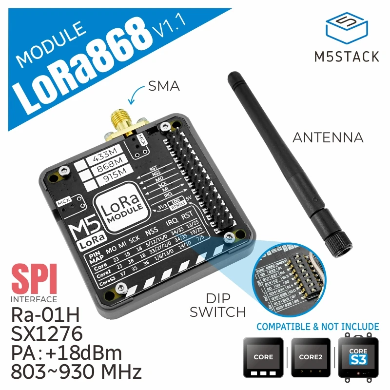 Официальный модуль LoRa M5Stack 868 МГц v1.1 | AliExpress