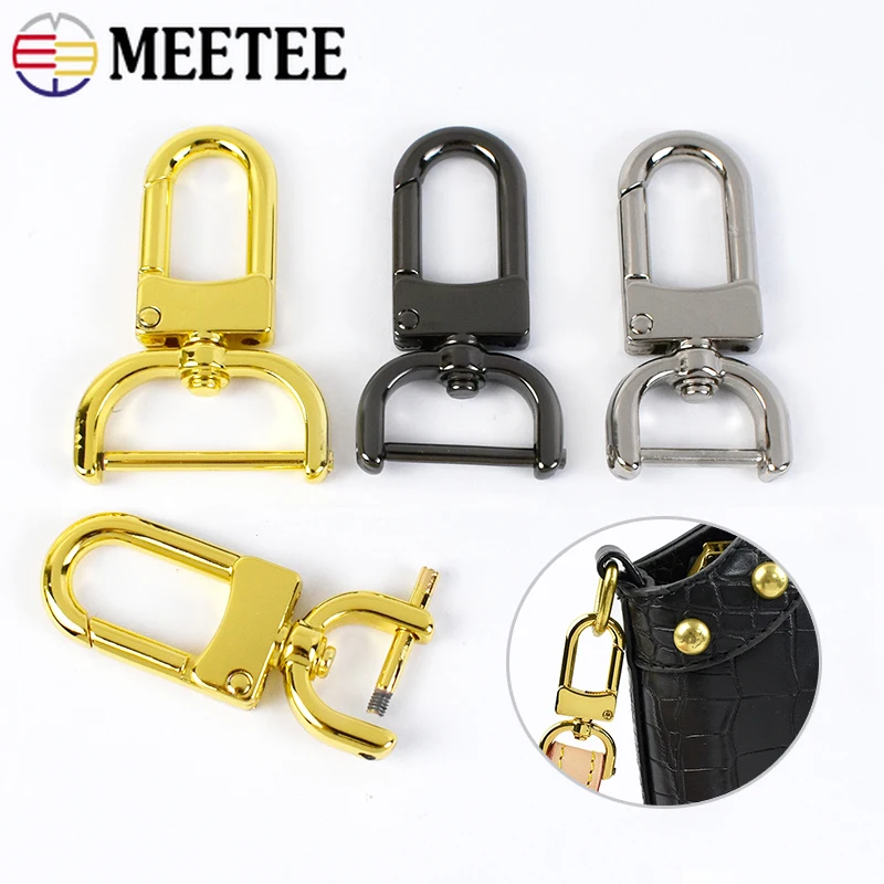 2/5Pcs Meetee 13-26mm Handbag Metal Buckles Detachable Swivel Lobster ...