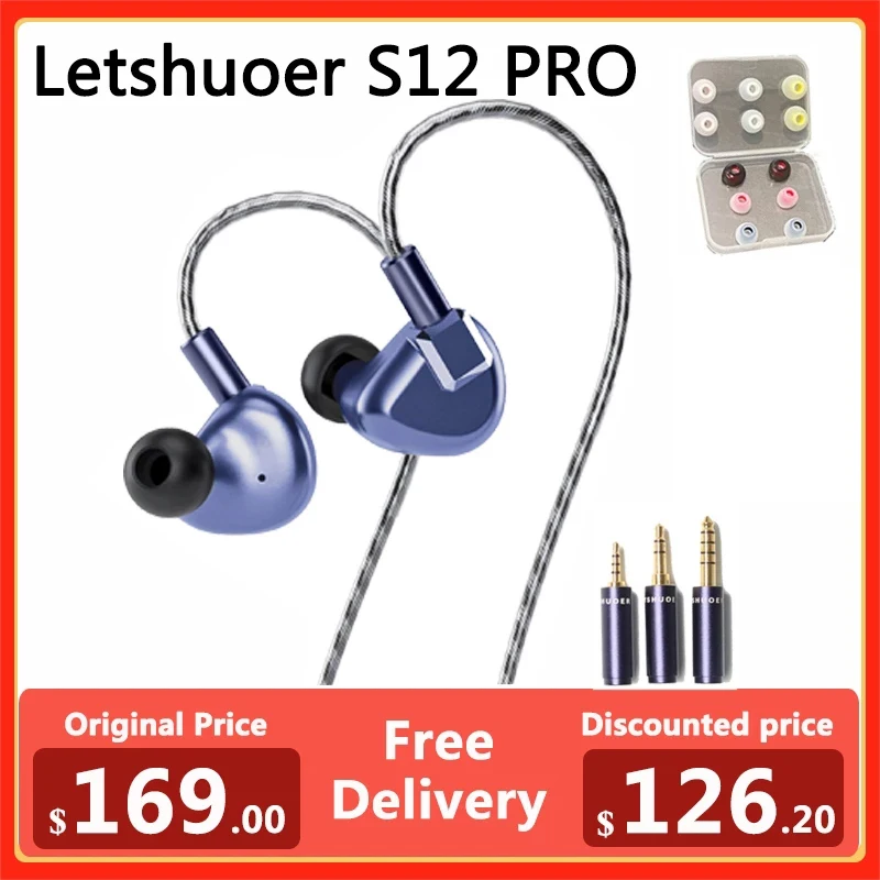 Letshuoer S12 PRO | Shuoer S12 Магнитный строгальный драйвер Наушники ...