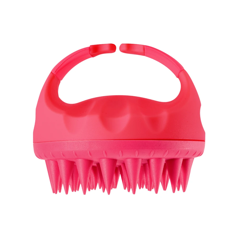 1 шт. Массажная расческа для головы Мягкая силиконовая щетка для мытья ...