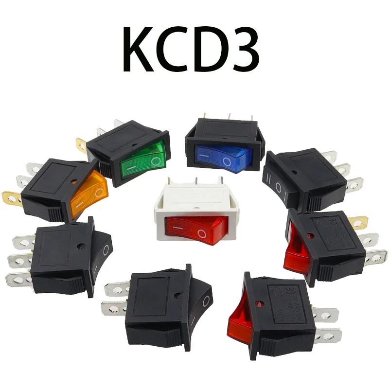 Клавишный переключатель KCD3 | AliExpress