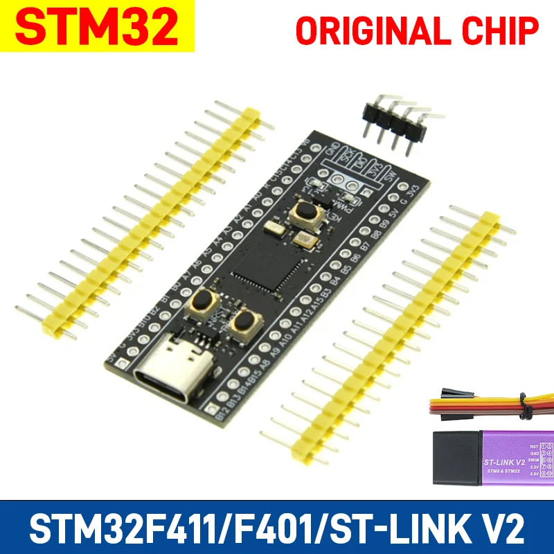 STM32F401CCU6 STM32F411CEU6 STM32 Основная плата обучения 84 МГц 64 КБ ОЗУ 256 КБ ST-LINK V2 ...