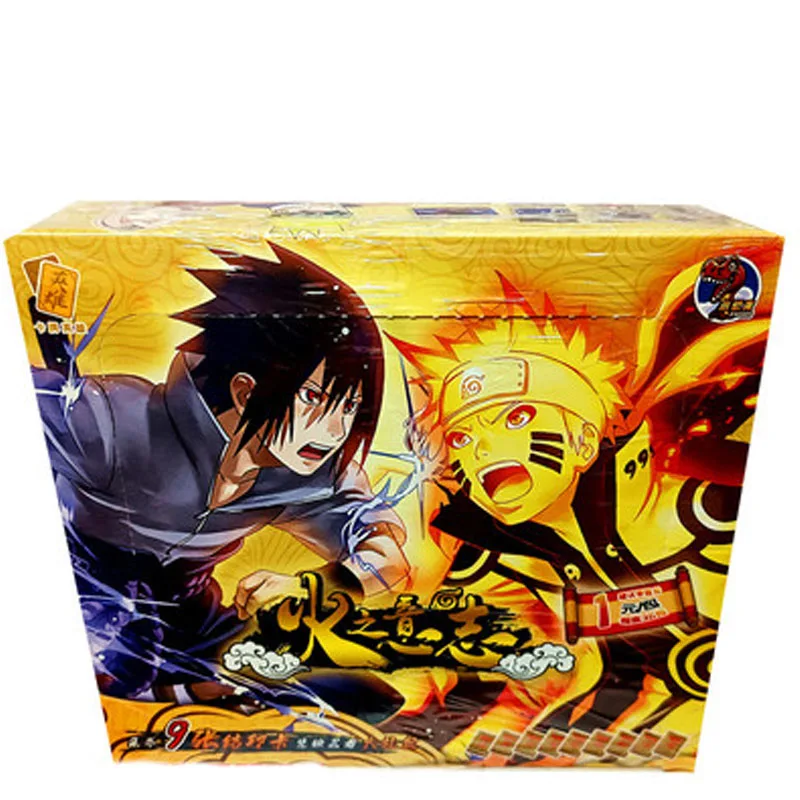 Naruto Cards Uzumaki Naruto Uchiha Sasuke SSR Family Table Brithday ...