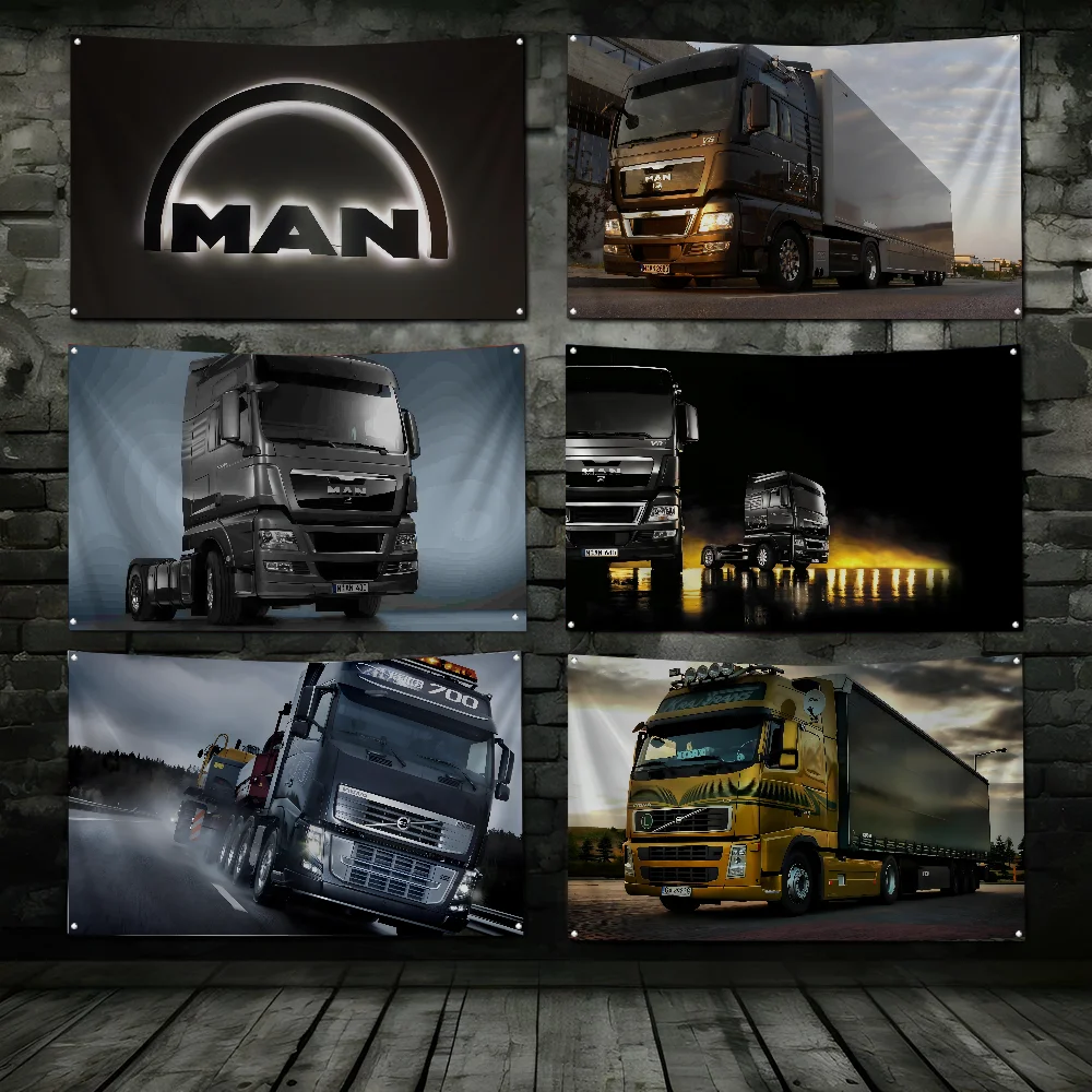M-Mans Truck Flag Workshop Flags Room Decor Flag Outdoor Decorations ...