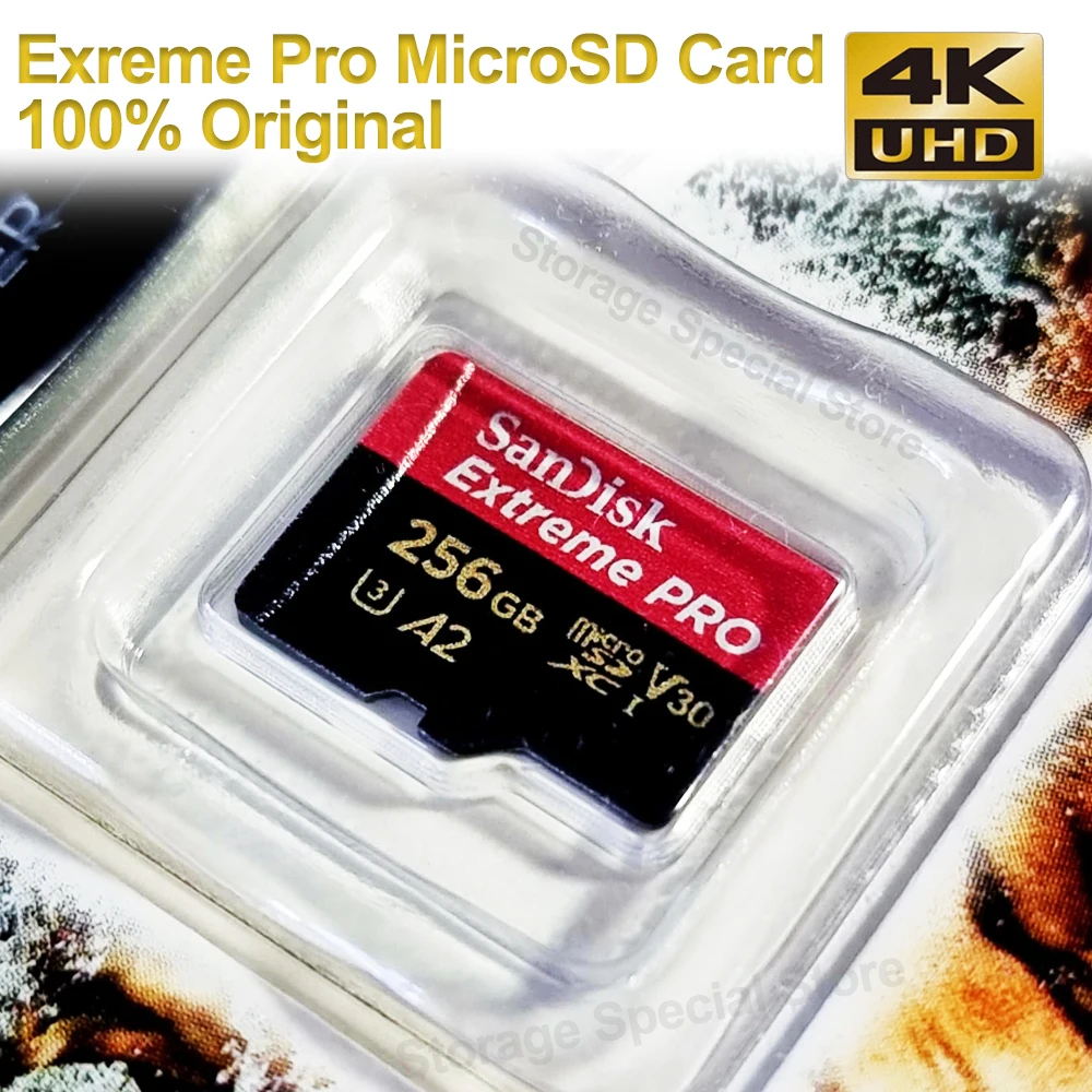 Оригинальная карта памяти Extreme Pro Micro SD UHS-I Trans Flash Card C10 A2 U3 V30 32G 64G 128G ...
