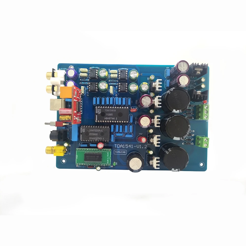 TDA1541+SAA7220+CS8412+NE5534 Fiber Coaxial USB PCM2704 DAC Board AC15 ...
