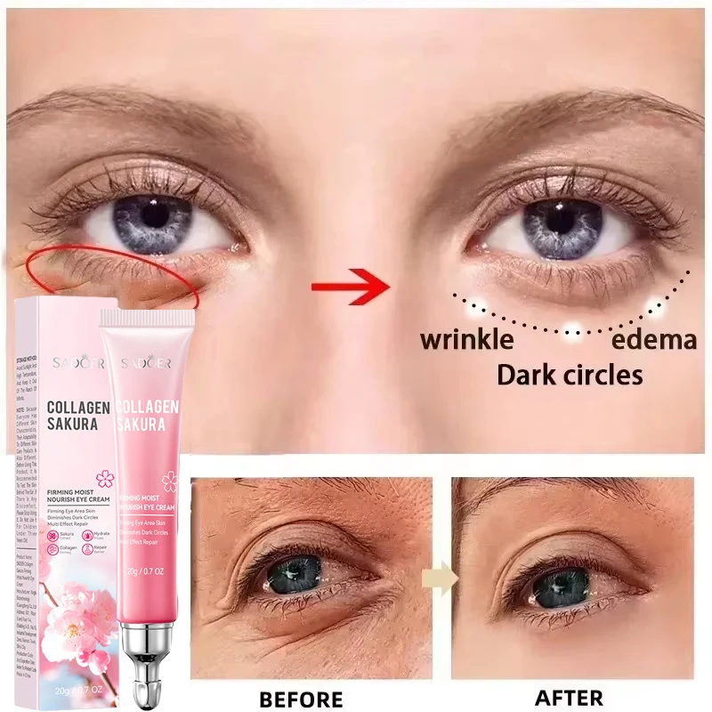 Антивозрастной крем для удаления мешков под глазами Sakura Anti Dark ...