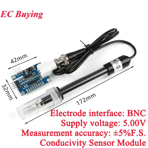 Conductivity sensor module - купить недорого | AliExpress