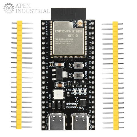 Esp32 s3 dual type c n16r8 - купить недорого | AliExpress