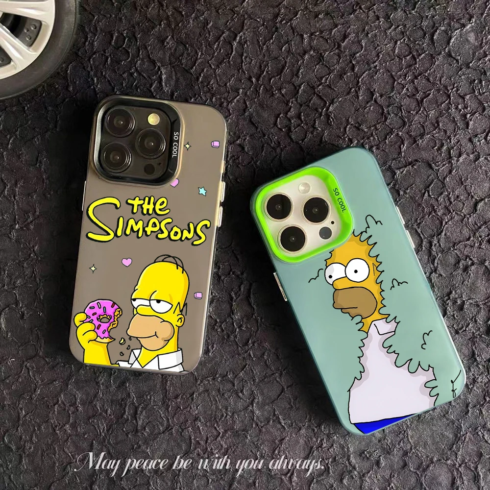 Funny Cartoon Phone Case for Samsung T-The S-Simpson Galaxy S25 S24 S23 ...