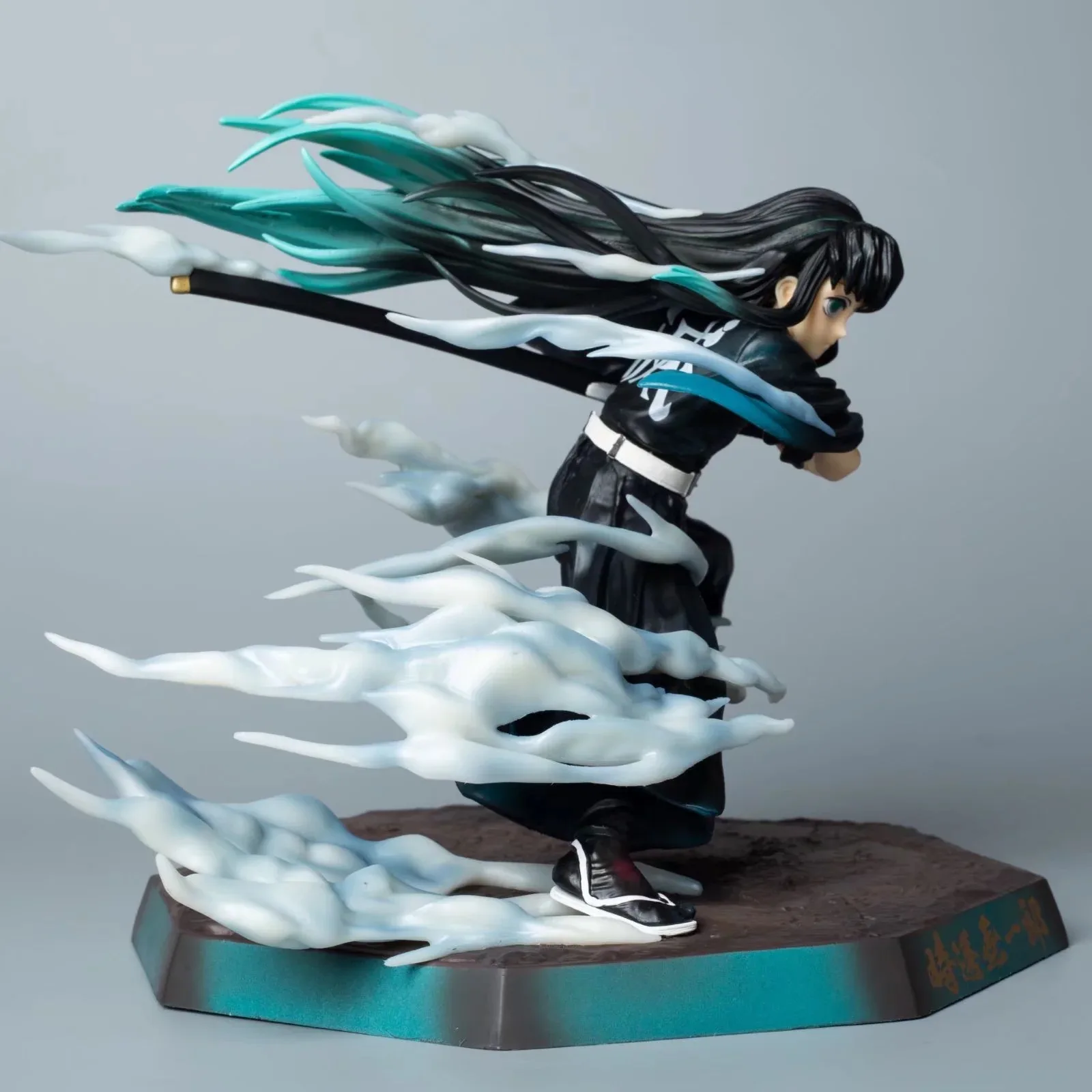 19cm Anime Demon Slayer Kimetsu No Yaiba Tokitou Muichirou Figure ...