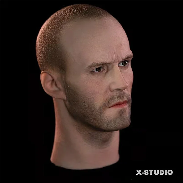 1/6 Scale Exquisite Painting Jason Statham Head Sculpture with Neck for ...