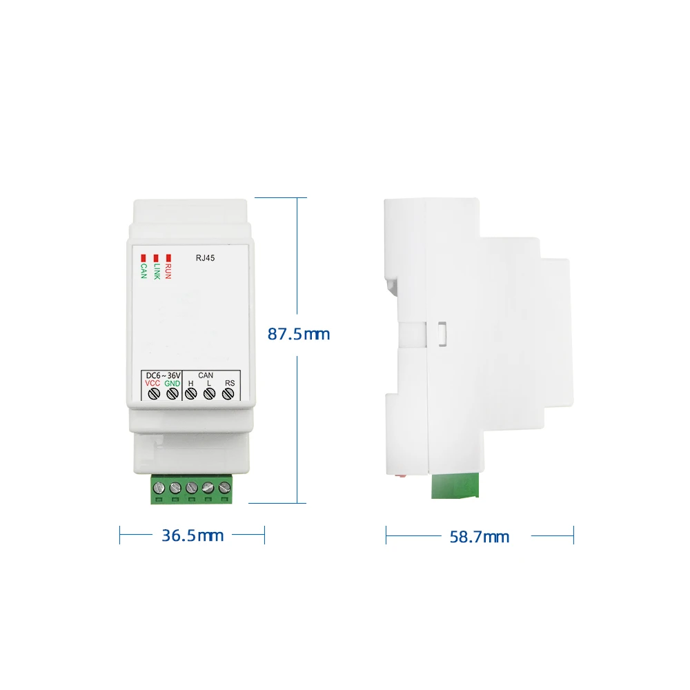 Taidacent Isolated CAN Bus to Ethernet Converter CAN to LAN TCP I | Car ...