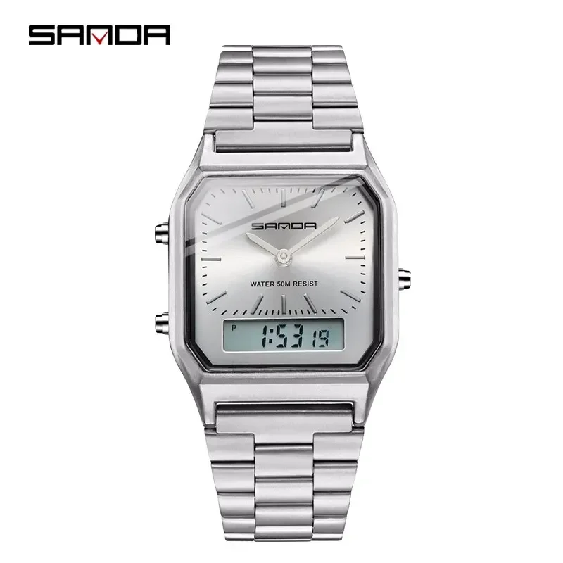 SANDA P747 мужские кварцевые часы | AliExpress