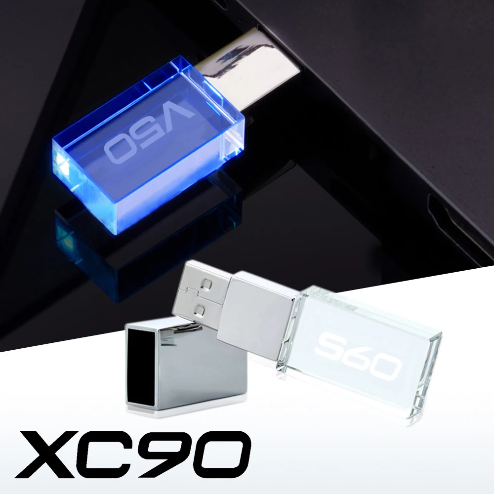 Автомобильный стеклянный USB-накопитель, автомобильные аксессуары для ...