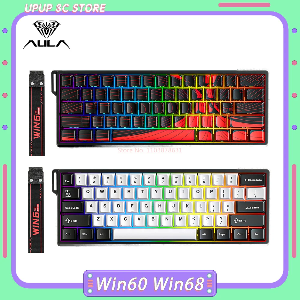 AULA Win60 Win68 HE механическая RGB клавиатура | AliExpress