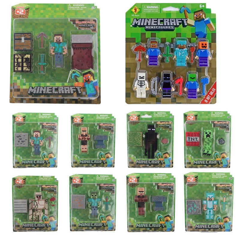 Фигурки My World Minecraft | AliExpress