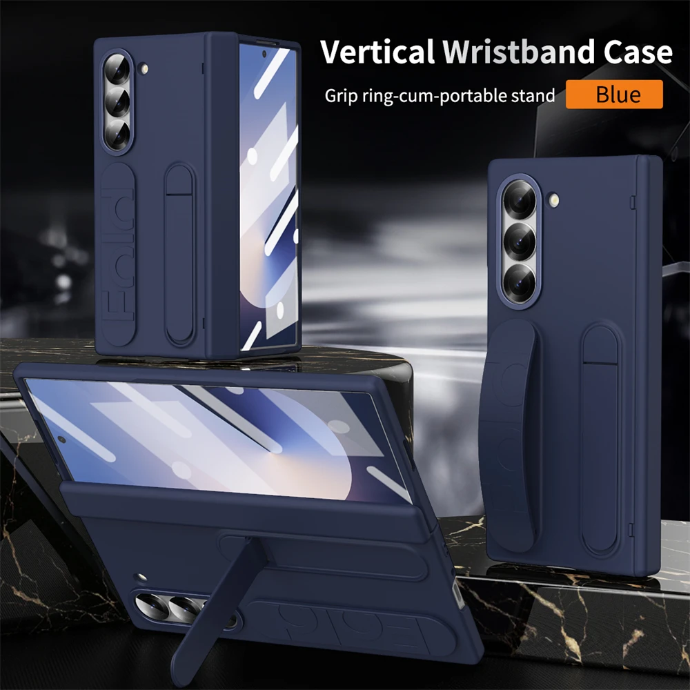 With Elastic Wrist Band Holder Stand Case For Samsung Galaxy Z Fold6 ...