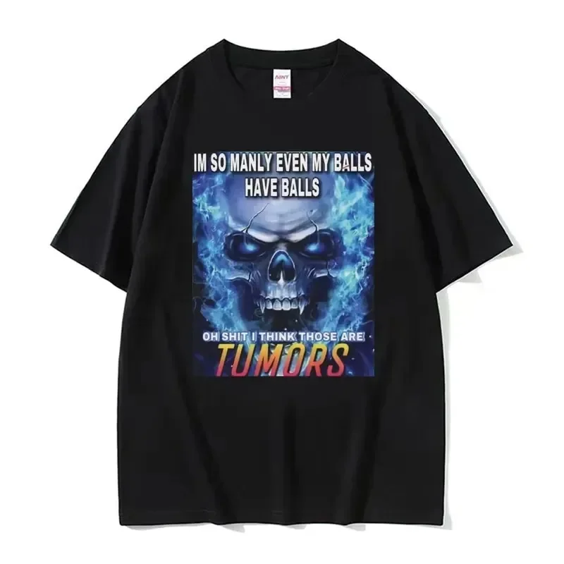 Хлопковая Футболка Большого Размера Для Мужчин И Женщин С Забавным ...