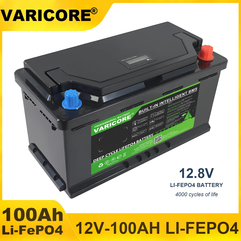 VariCore YQ-10 100 Ач LiFePO4 аккумуляторная батарея 12,8 В | AliExpress